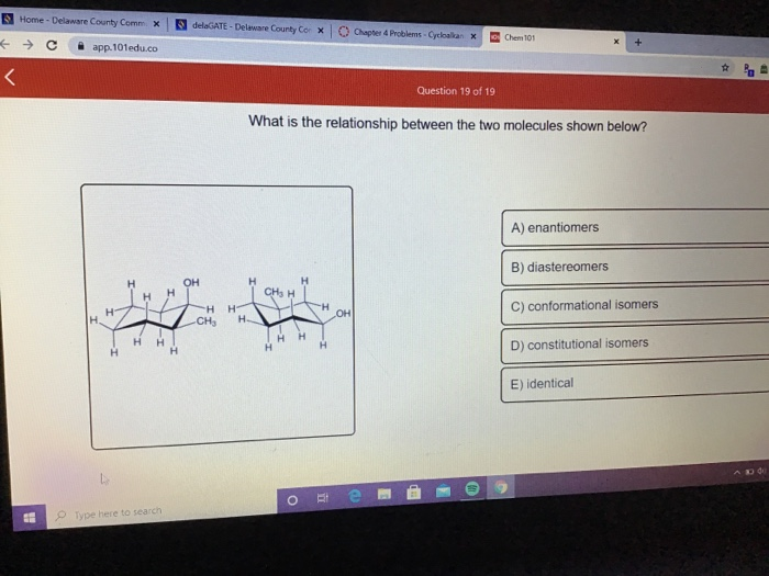 Solved Home - Delaware County Comm x delaGATE - Delaware | Chegg.com