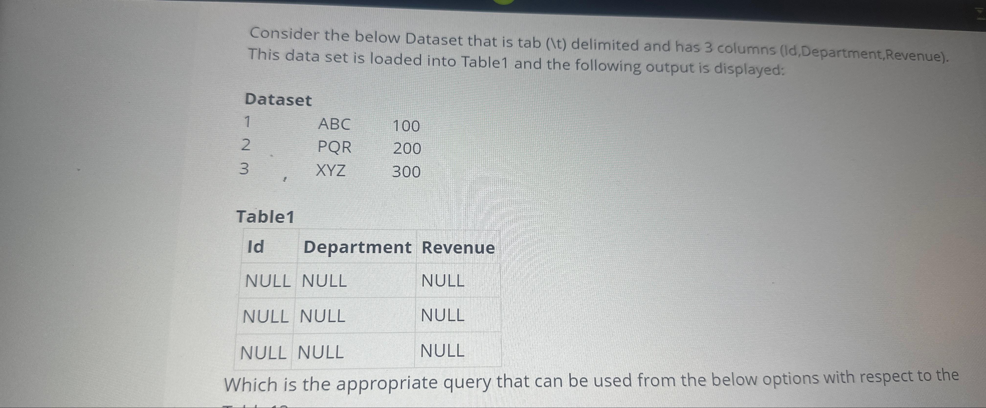 Solved Consider the below Dataset that is tab ( t ) | Chegg.com