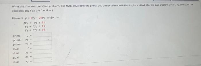Solved A Final Simplex Matrix For A Minimization Problem Is 6655