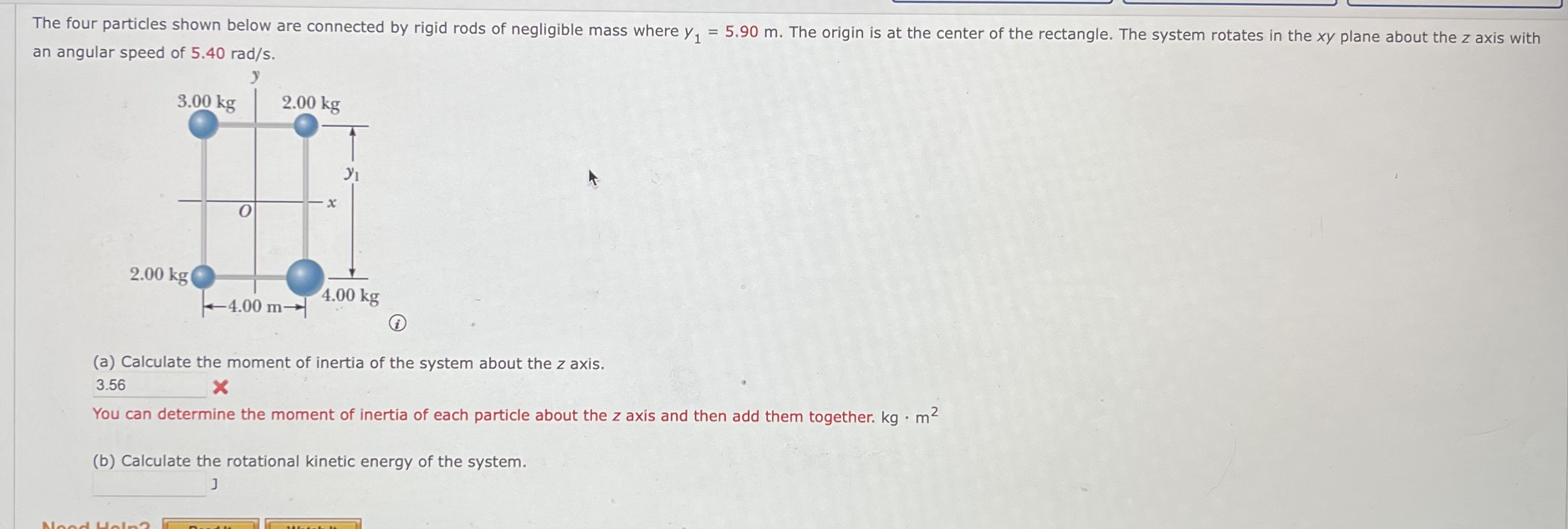 Solved ONE ATTEMPTThe four particles shown below are | Chegg.com