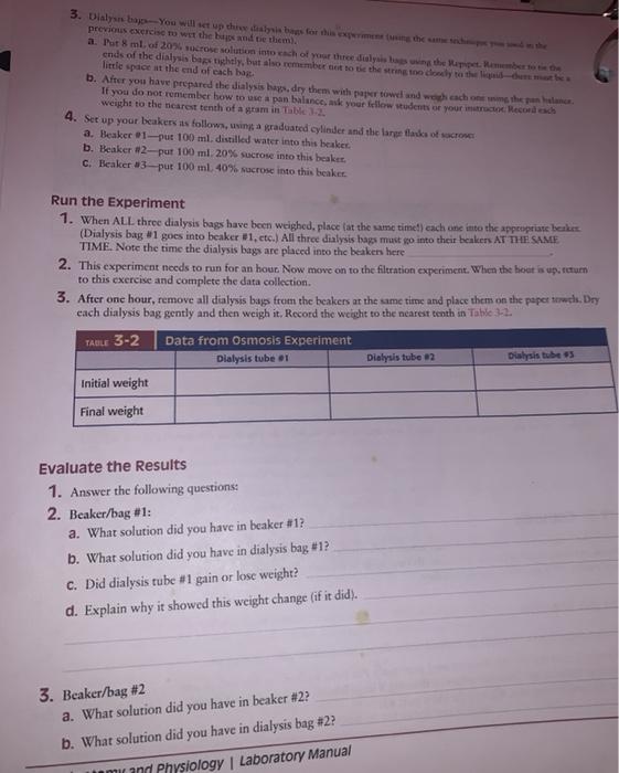 LAB Movement of Molecules Learning Outcomes Materials | Chegg.com