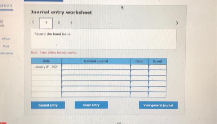 Solved Journal entry worksheet 3Journal entry worksheet | Chegg.com
