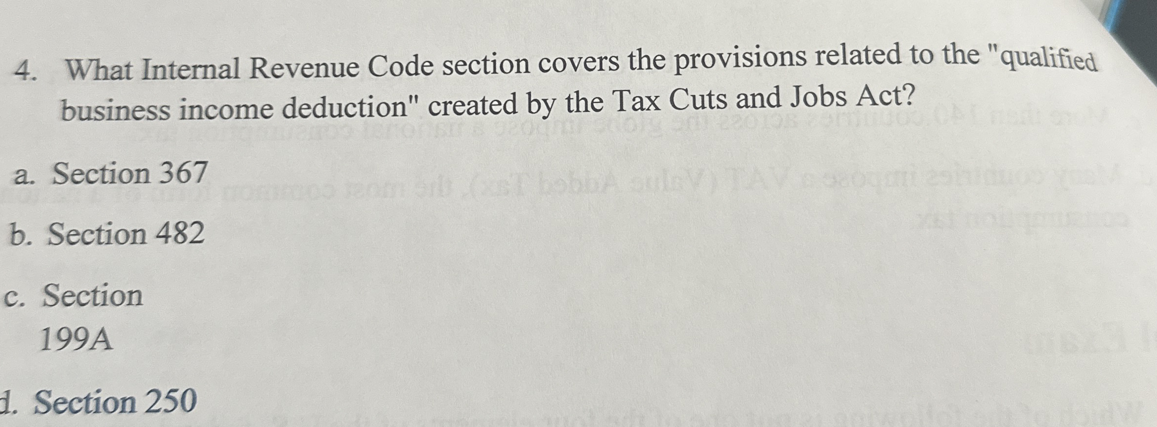 Solved What Internal Revenue Code section covers the | Chegg.com