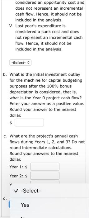 Solved obtained these results: Calculate the project's | Chegg.com
