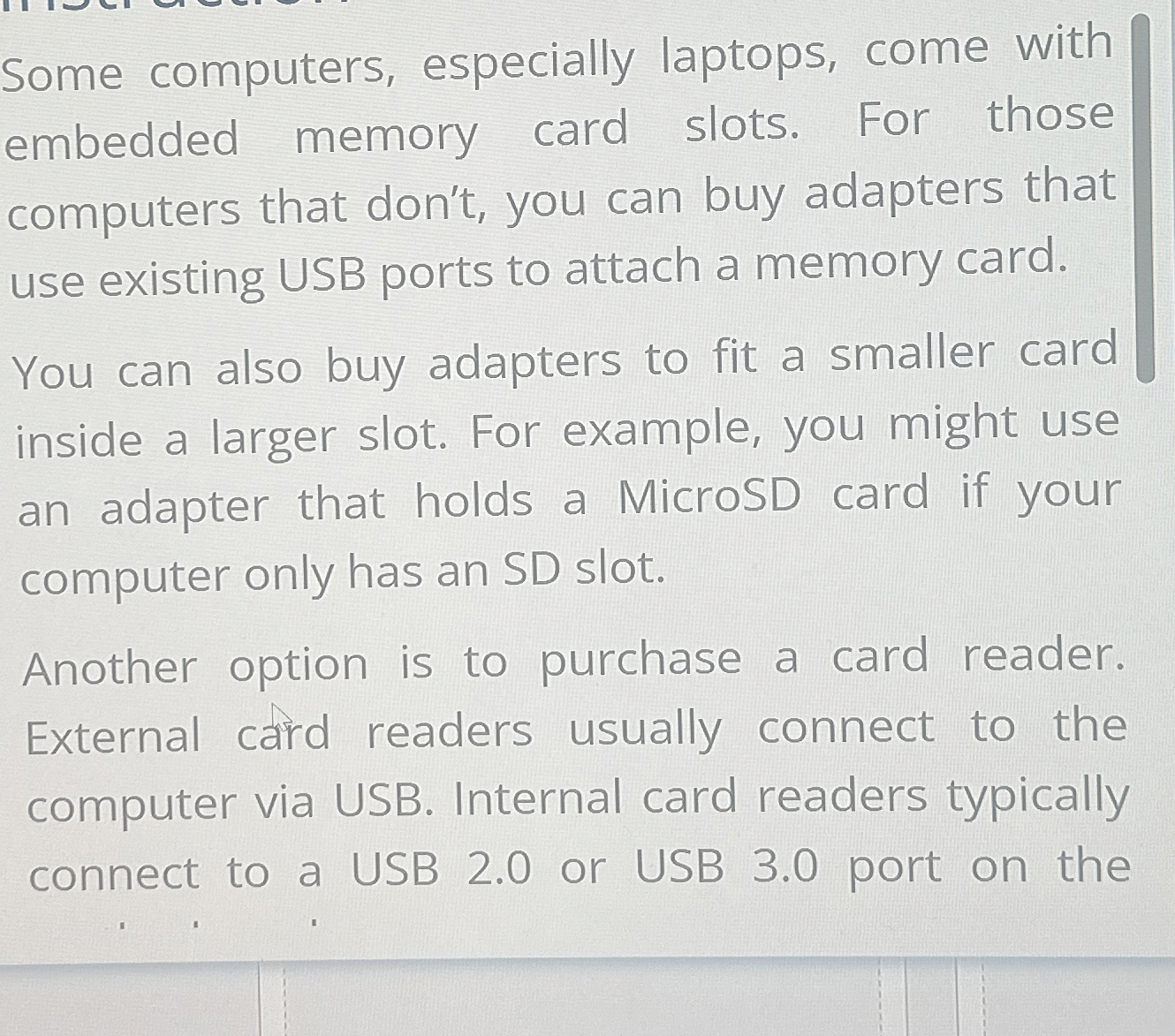 Solved Some computers, especially laptops, come with | Chegg.com