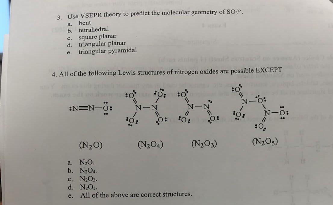 N2o3 Lewis Structure