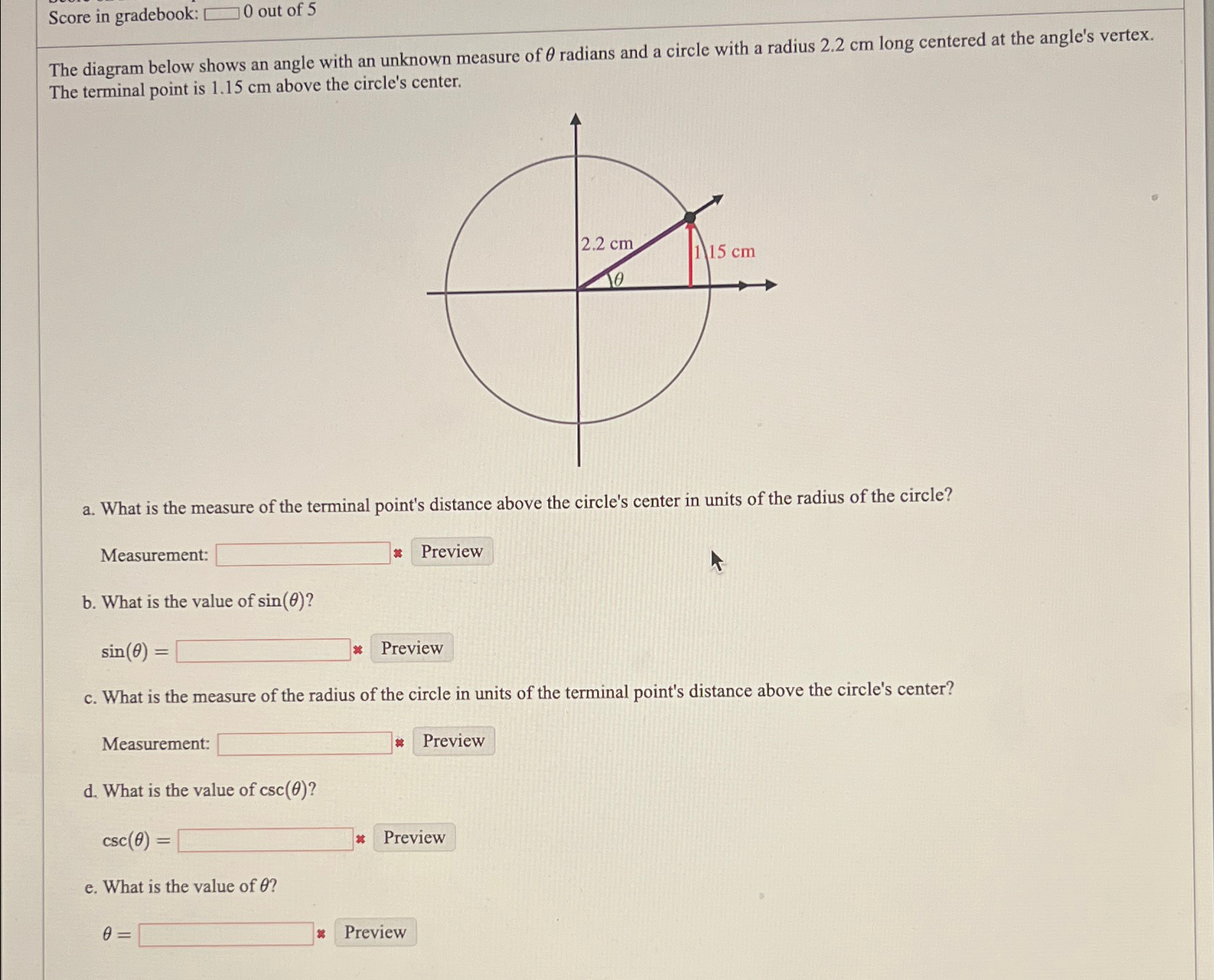 Solved Score in gradebook:q, 0 ﻿out of 5The diagram below | Chegg.com