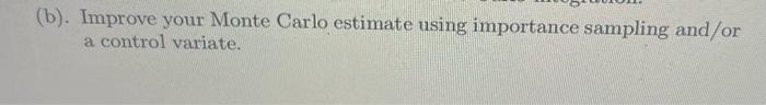 Solved Using RPart B using inpirtance sampling along with | Chegg.com