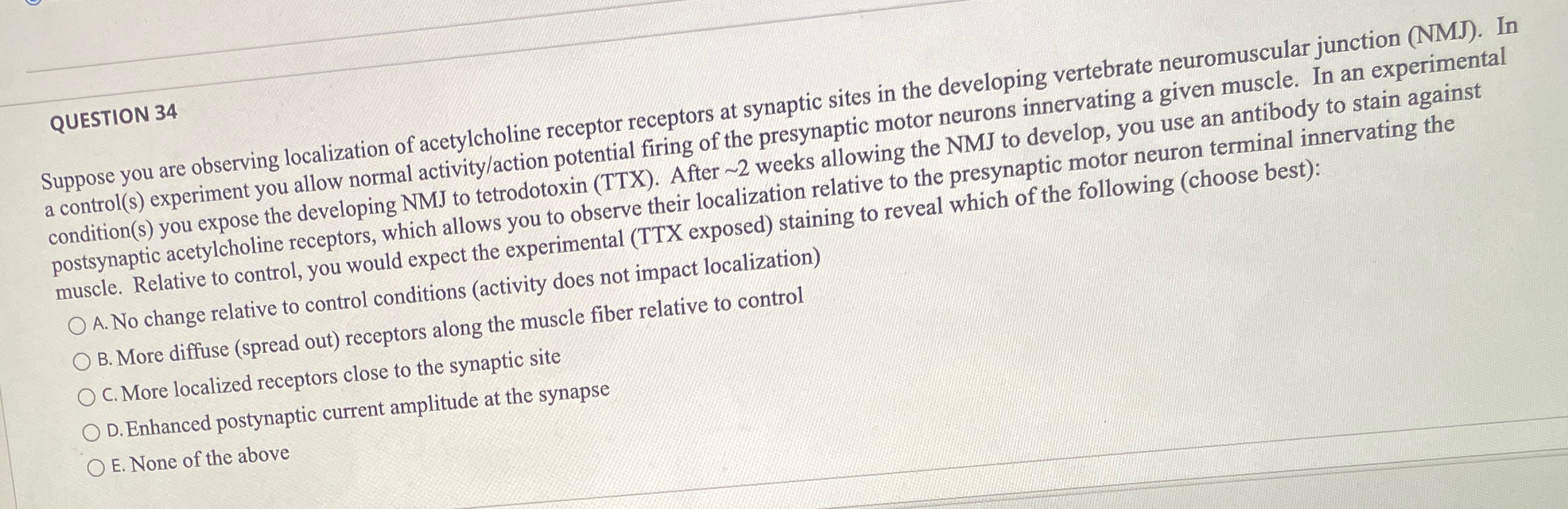 Solved QUESTION 34Suppose you are observing localization of | Chegg.com