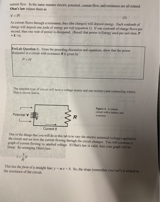 Solved current flow. In the same manner electric potential, | Chegg.com