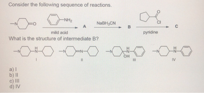 Solved Consider the following sequence of reactions. -NH2 - | Chegg.com