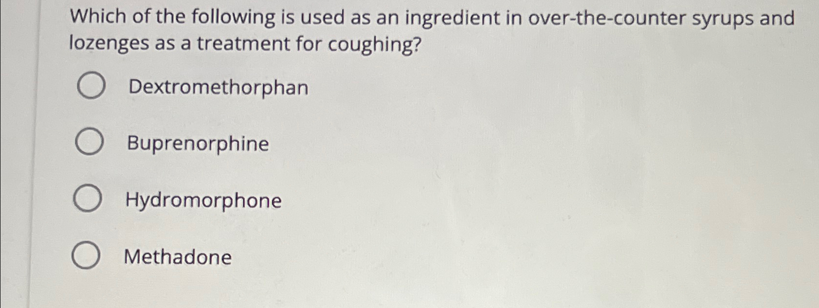 Solved Which of the following is used as an ingredient in | Chegg.com