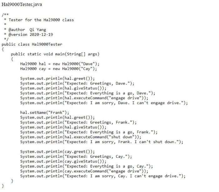Solved HAL 9000 is a fictional character in Arthur C. | Chegg.com
