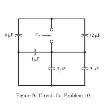 Solved Problem 10Find the total capacitance CT ﻿of the | Chegg.com