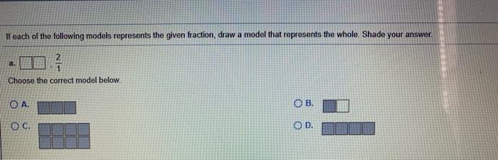 Solved If each of the following models represents the given | Chegg.com