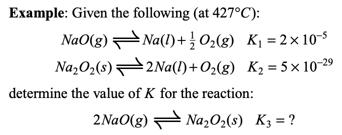 Solved Example: Given the following (at | Chegg.com