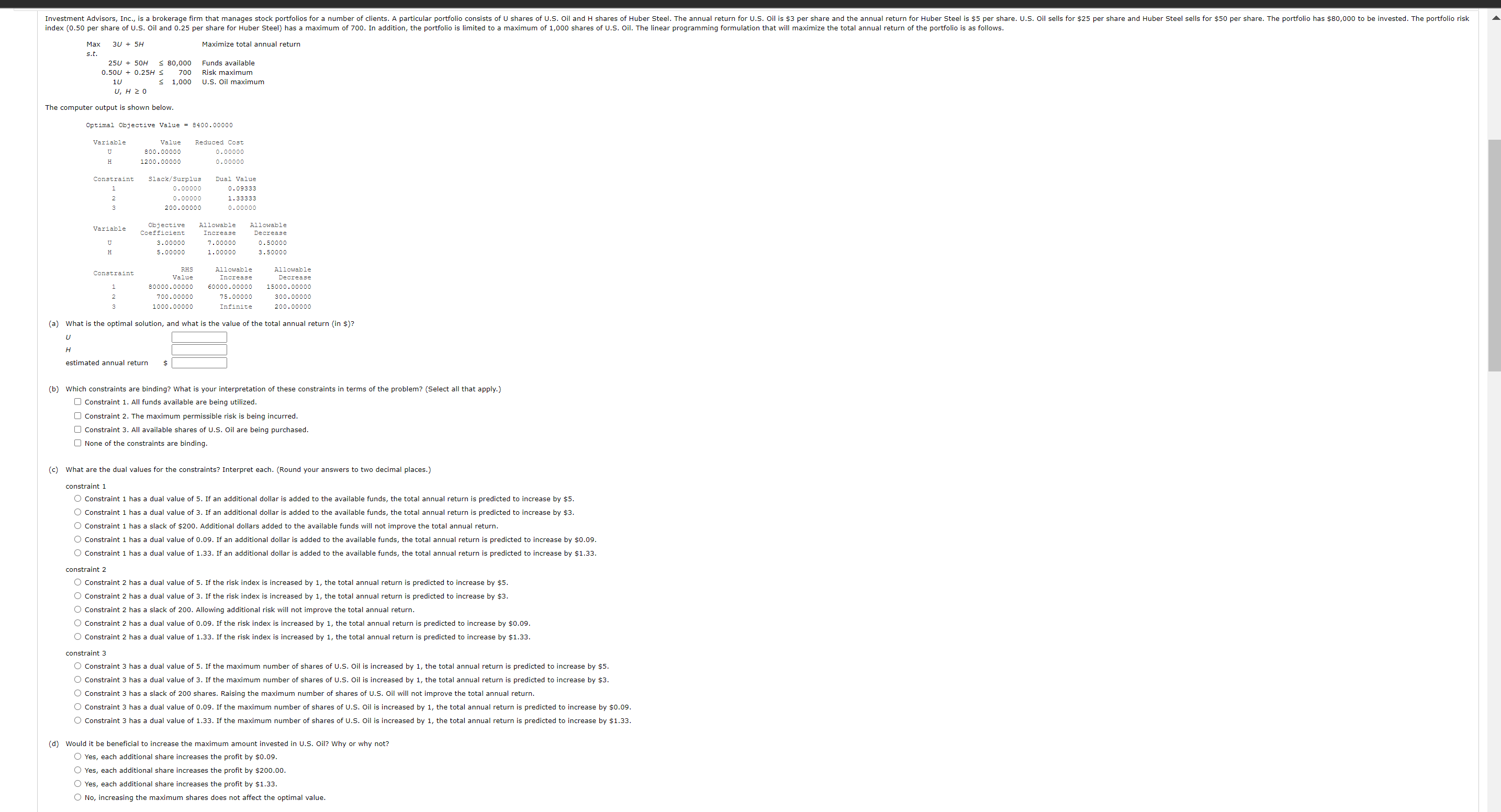 Solved Please solve all questions to the prompt, I will | Chegg.com
