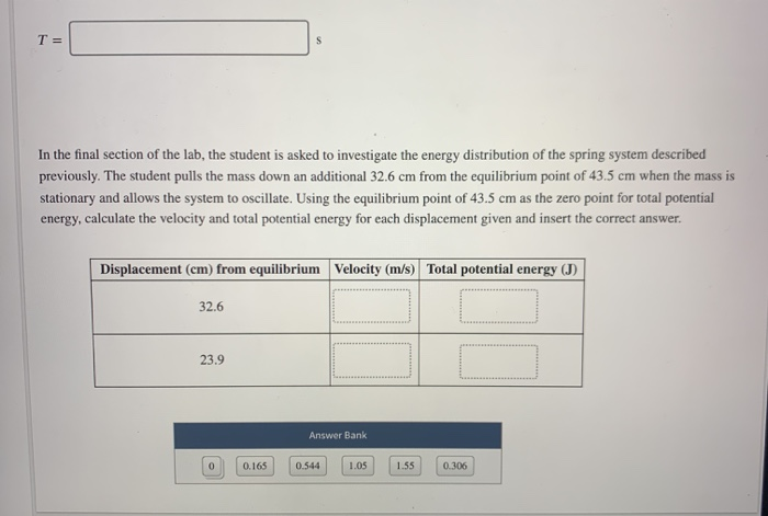 Solved A physics lab is demonstrating the principles of | Chegg.com