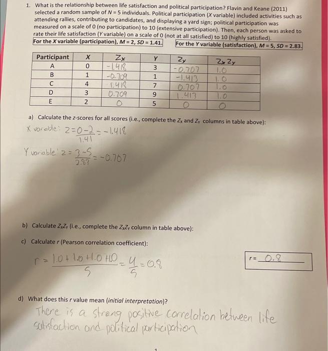 Solved Correlation (Chapter 11) Problem Set 10 2. Now, the | Chegg.com
