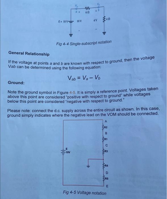 Solved Fig 4 4 Single Subscript Notation General 