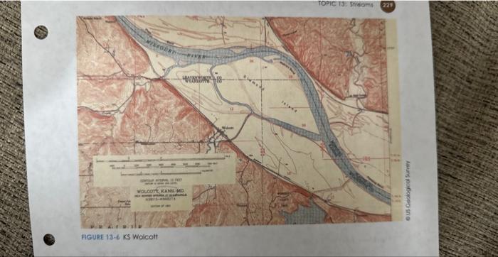 Solved II. Walcott, KS-MO (1951, 1:24000) a. Estimate the | Chegg.com