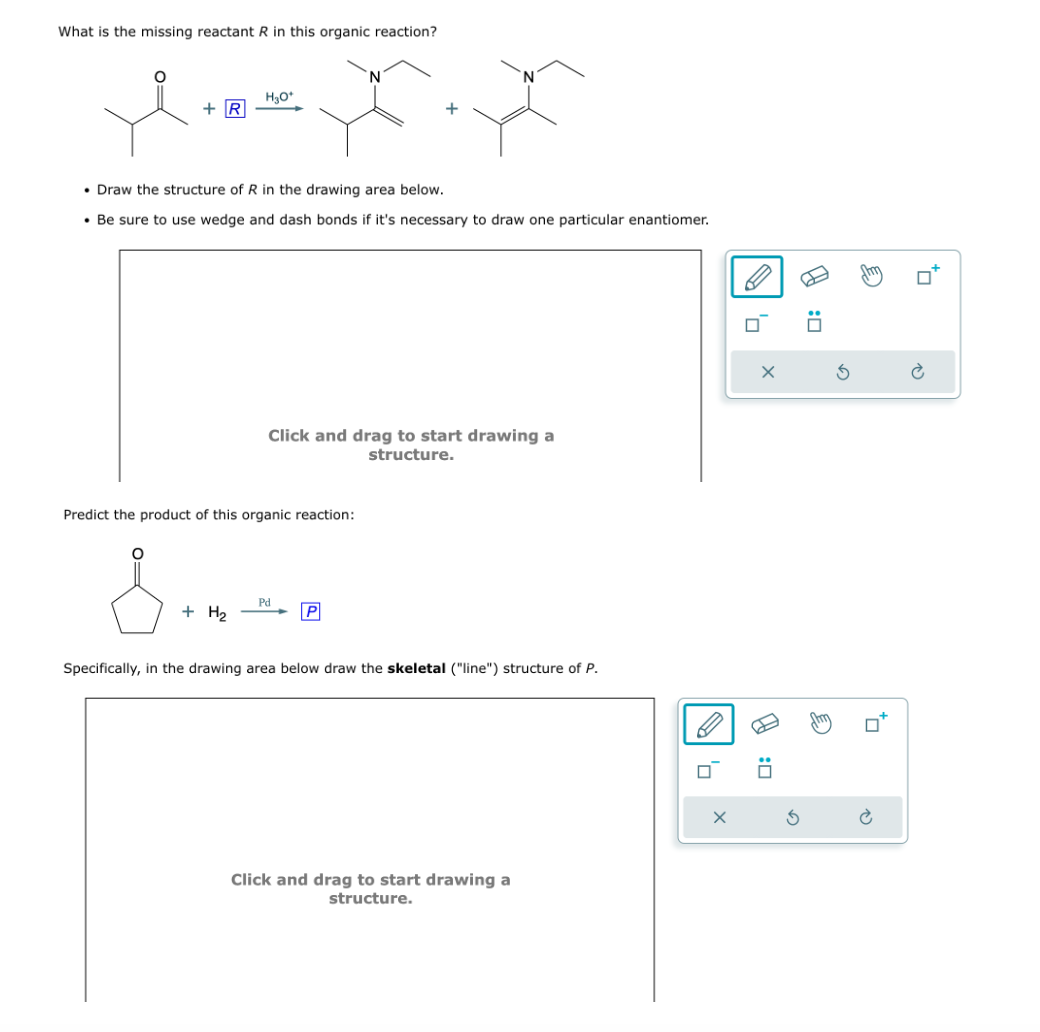 Solved What Is The Missing Reactant R ﻿in This Organic