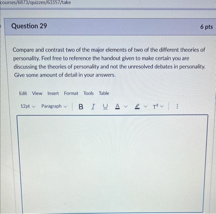 Solved Compare and contrast two of the major elements of two | Chegg.com