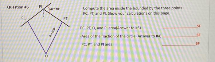 Solved Que Compute the area inside the bounded by the three | Chegg.com