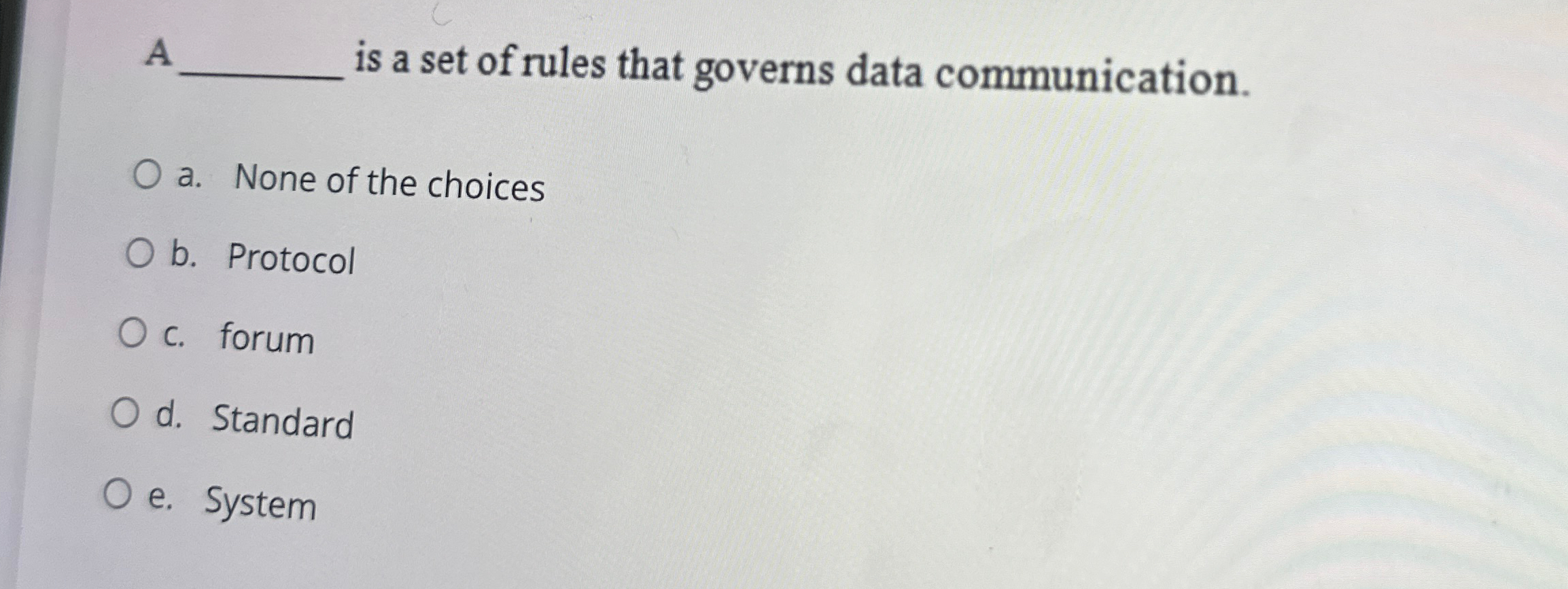Solved A q, ﻿is a set of rules that governs data | Chegg.com