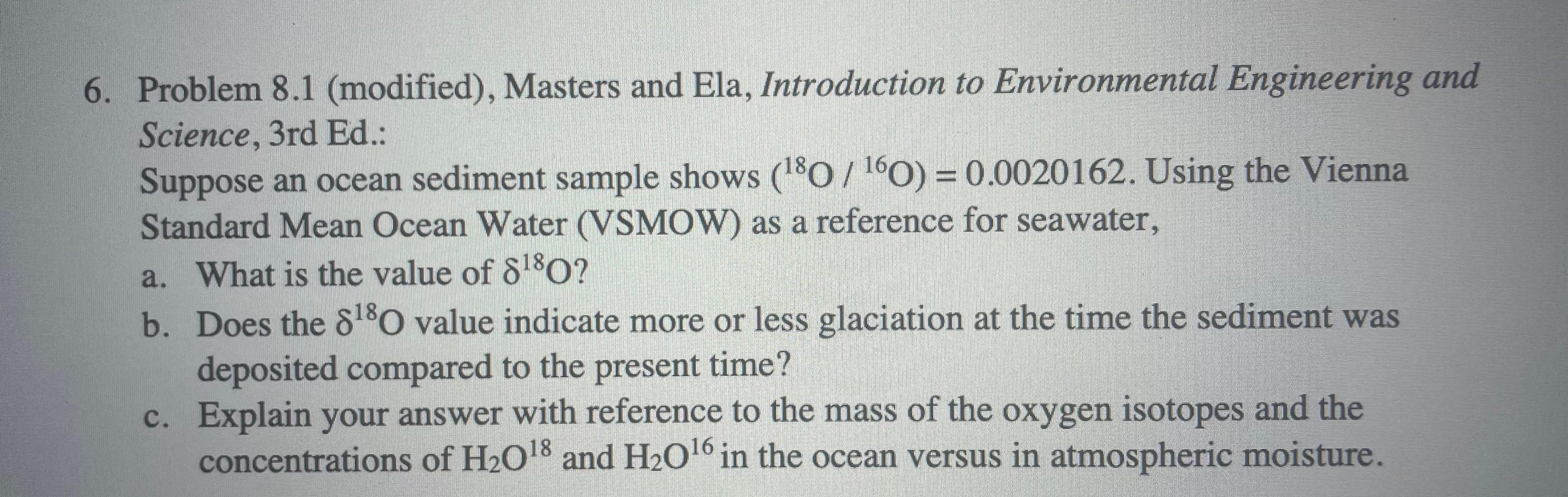 Solved Problem 8.1 (modified), ﻿Masters and Ela, | Chegg.com