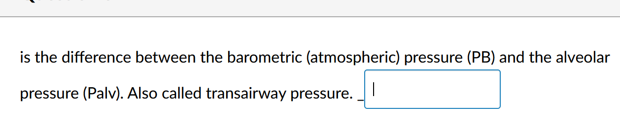 Solved is the difference between the barometric | Chegg.com