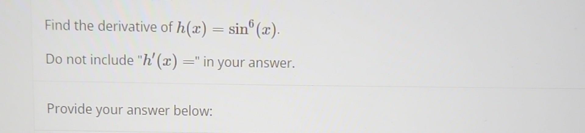 Solved Find the derivative of f(x)=cos(x)−3sin(x) at the | Chegg.com