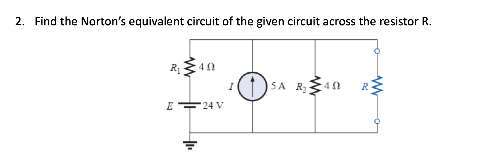 Solved Find the Norton's equivalent circuit of the given | Chegg.com