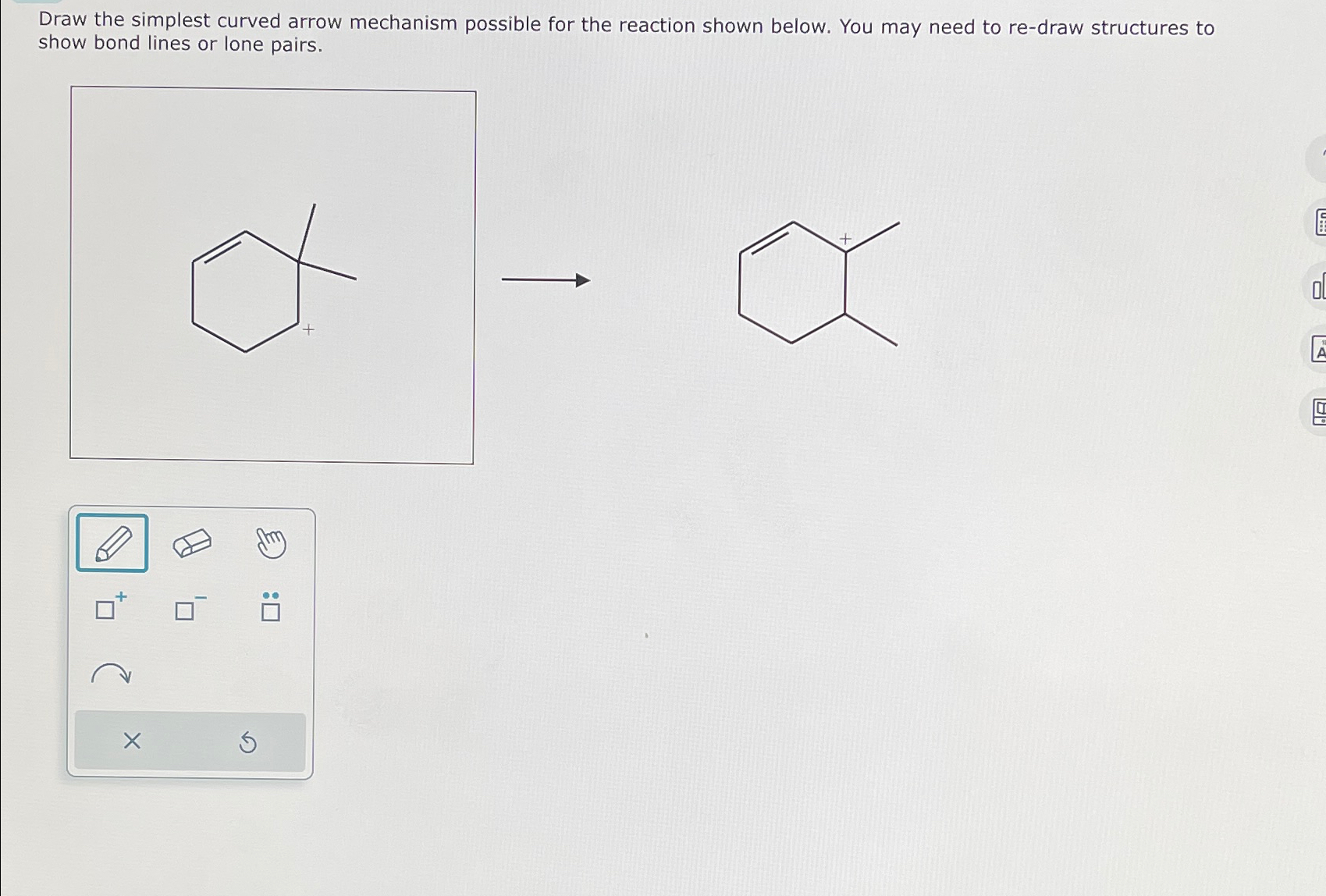 Solved Draw the simplest curved arrow mechanism possible for | Chegg.com