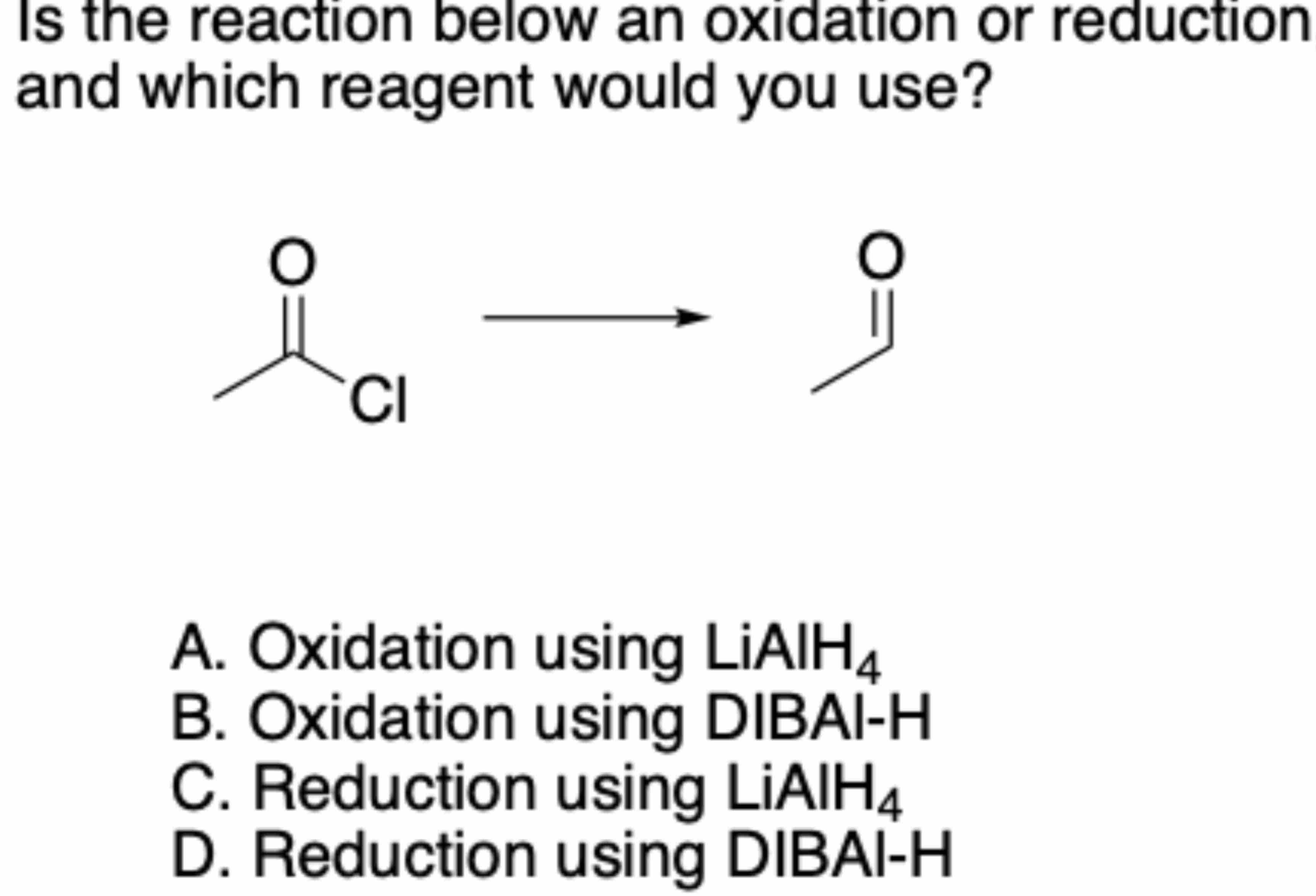 Solved Is the reaction below an oxidation or reductionand | Chegg.com