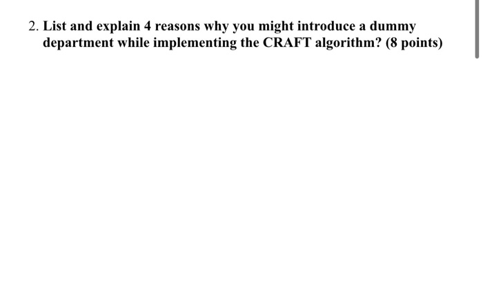 Solved 2. List and explain 4 reasons why you might introduce | Chegg.com