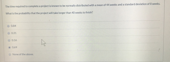 Solved The Time Required To Complete A Project Is Known To Chegg solved-the-time-required-to-complete-a-project-is-known-to-chegg