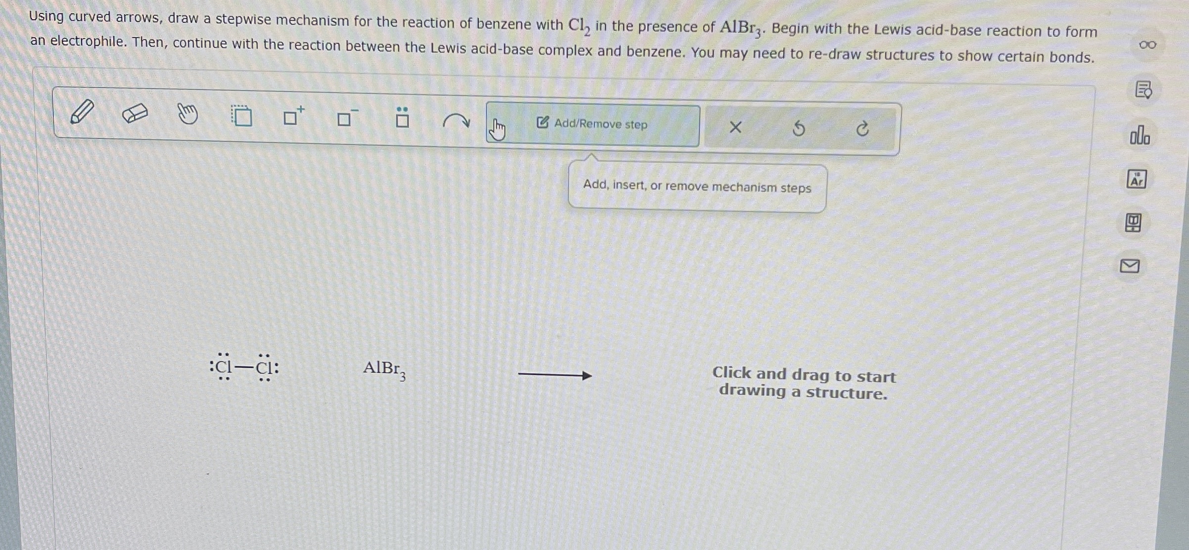 Solved Using curved arrows, draw a stepwise mechanism for | Chegg.com