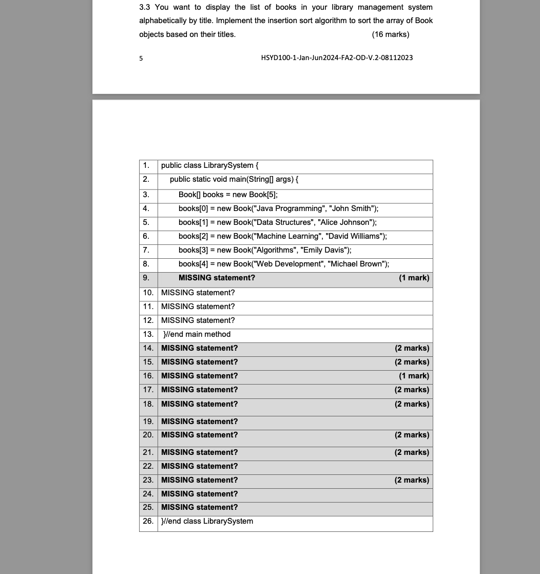 Solved 3.3 ﻿You want to display the list of books in your | Chegg.com