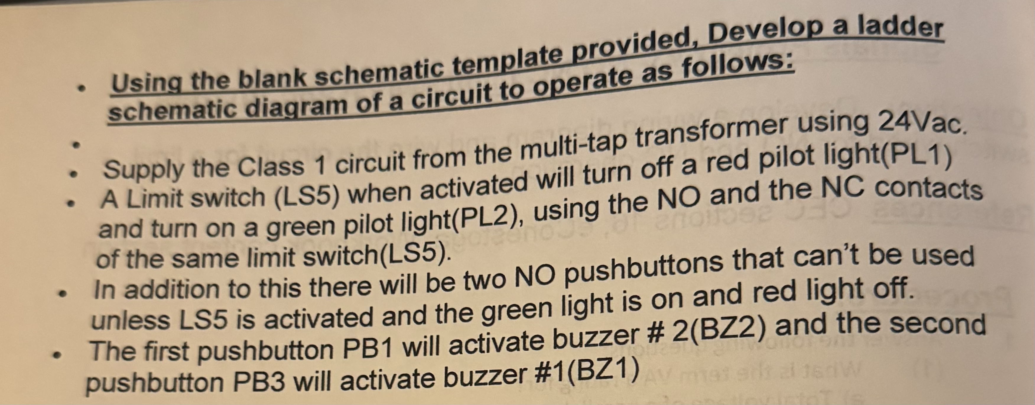 Solved by an EXPERT Using the blank schematic template provided ...