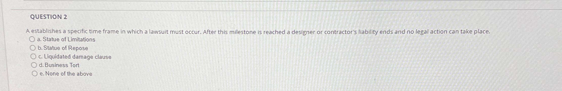 Solved QUESTION 2A establishes a specific time frame in | Chegg.com