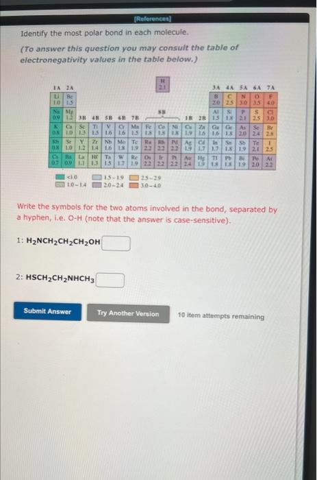 Solved Arrange the single covalent bonds within each. set in | Chegg.com