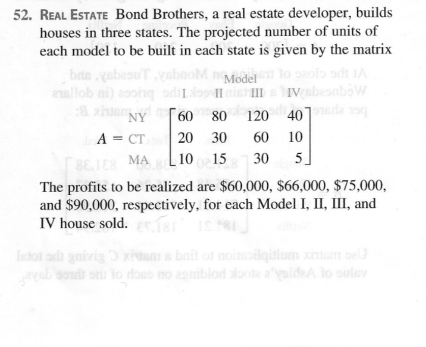 Solved Real Estate Bond Brothers, a real estate developer, | Chegg.com