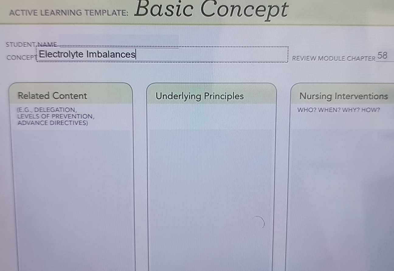 Solved active learning template: Basic ConceptSTUDENT,NAME | Chegg.com