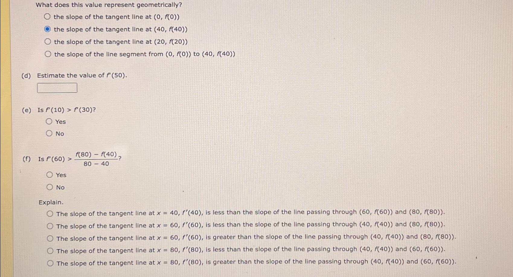 Solved What does this value represent geometrically?the | Chegg.com
