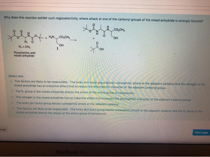 Solved Why does this reaction exhibit such regioselectivity, | Chegg.com
