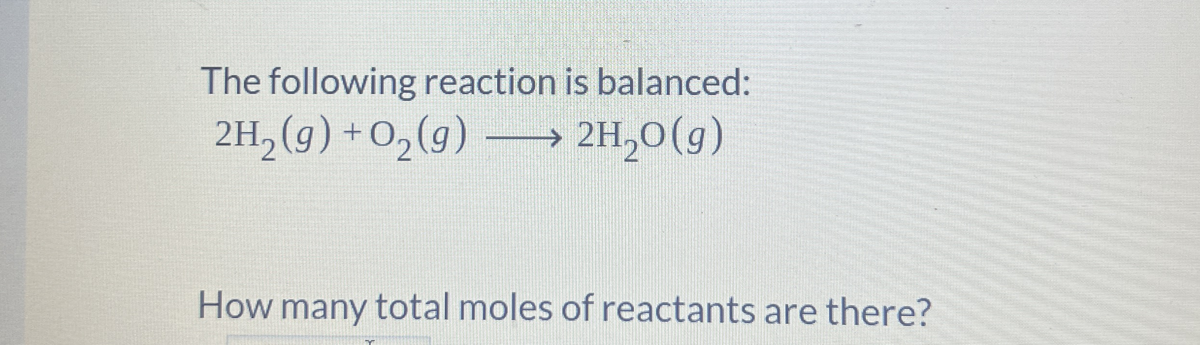 Solved The following reaction is | Chegg.com