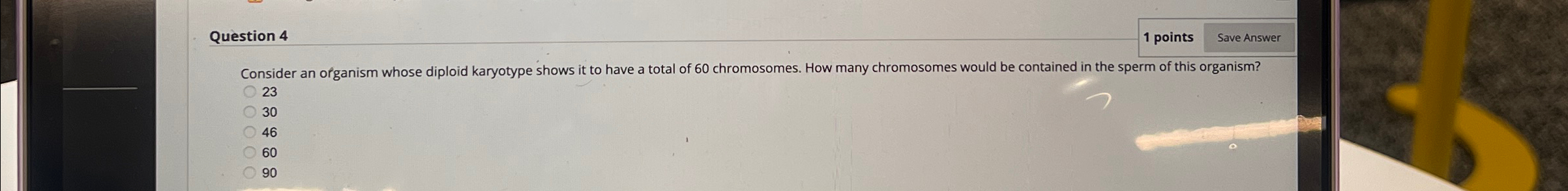 Solved Question 41 pointsConsider an organism whose diploid | Chegg.com Solved Question 41 pointsConsider an organism whose diploid | Chegg.com