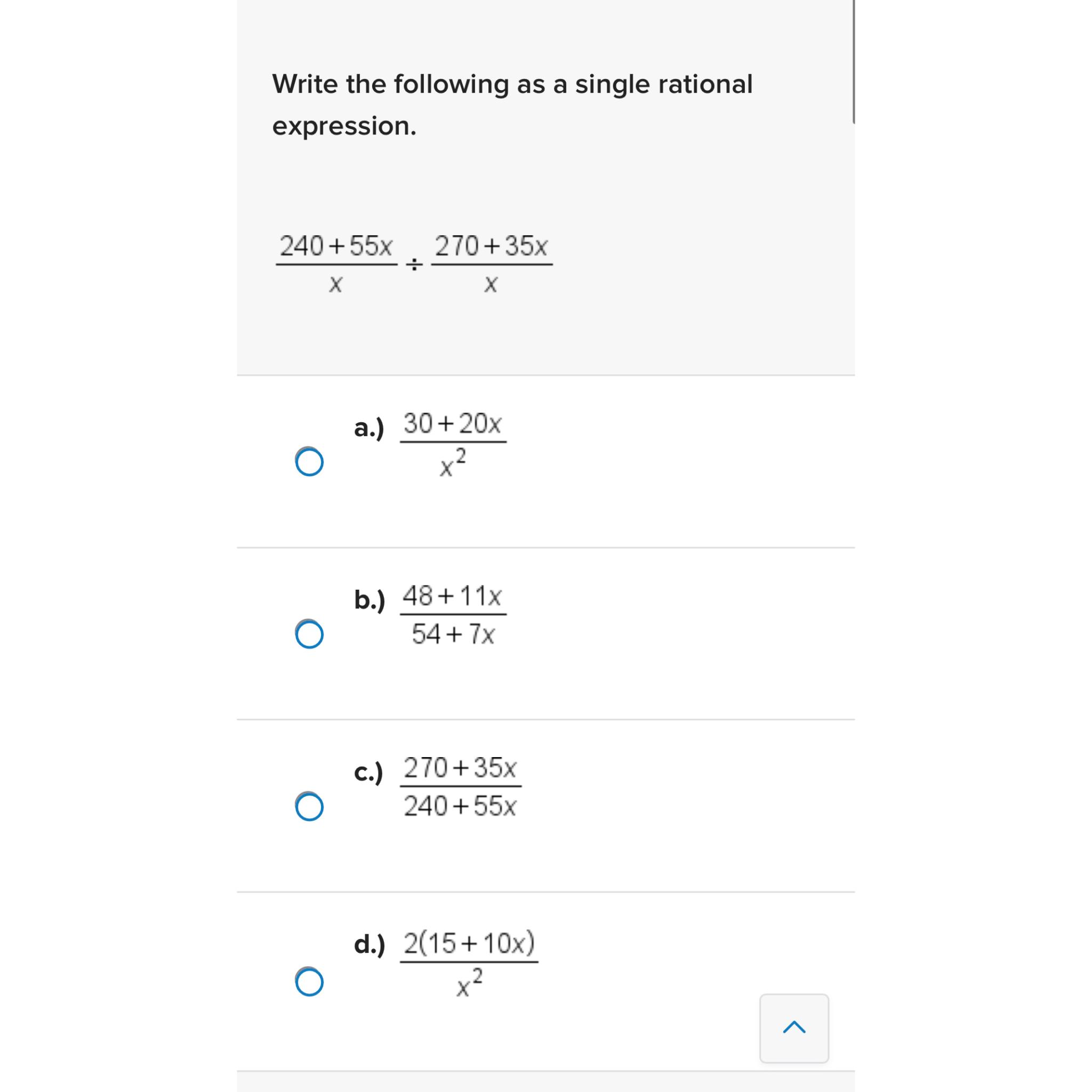 Solved Write the following as a single rational | Chegg.com