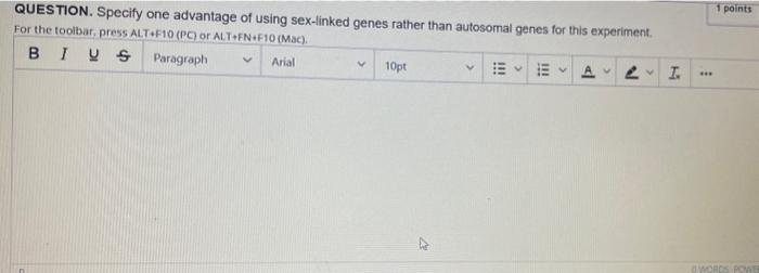 Solved Question Specify One Advantage Of Using Sex Linked 